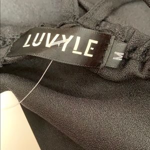 Luvyle | Tops | Luvlye Off The Shoulder Black Blouse | Poshmark